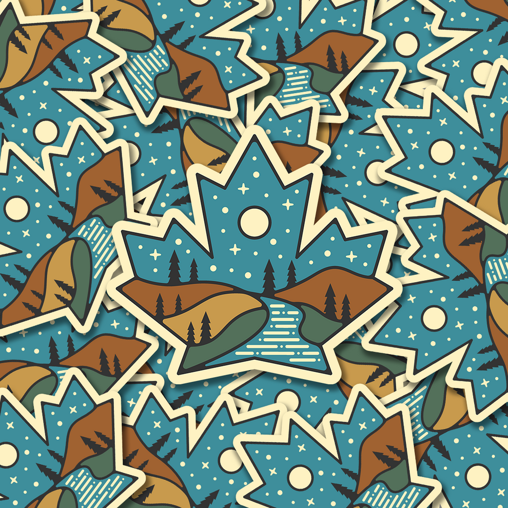 BERTA CANADIAN STICKERS 2025 – Synik Clothing